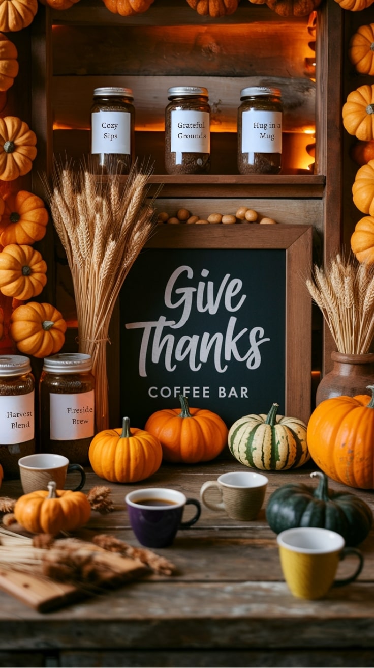 Fall Coffee Bar Ideas for a Cozy Seasonal Setup